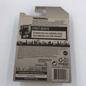 Hot Wheels | Toys | Hot Wheels Turtoshell 55 22 Street Beasts Ages 3 ...